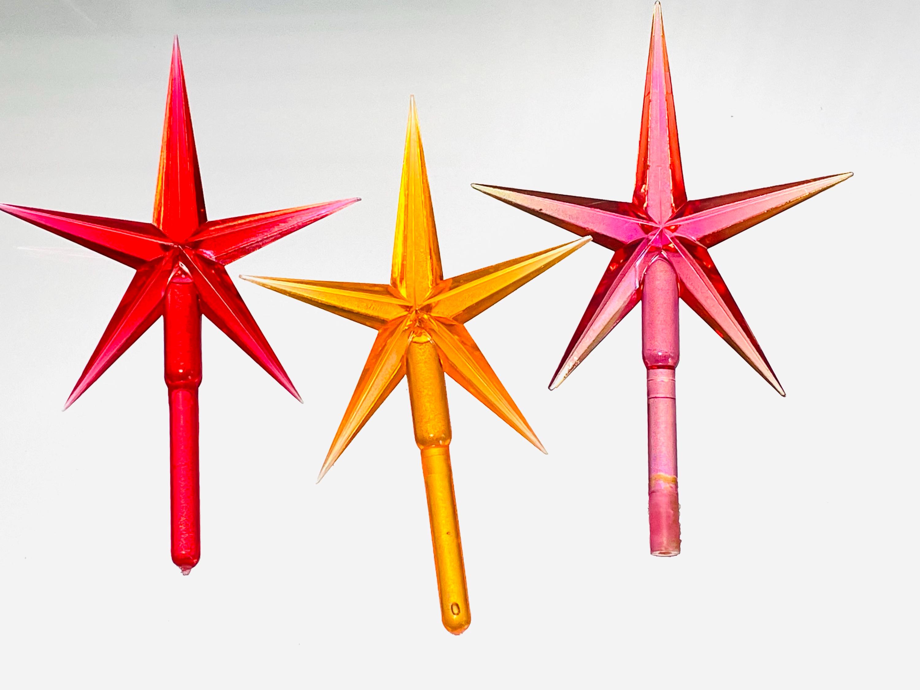 Large Ceramic Christmas Tree Stars. Replacement Star. Aqua-blue-clear ...