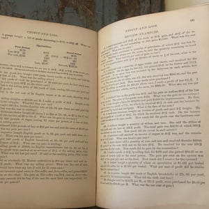Antique Math Book. Sadler's Counting House Arithmetic-business ...