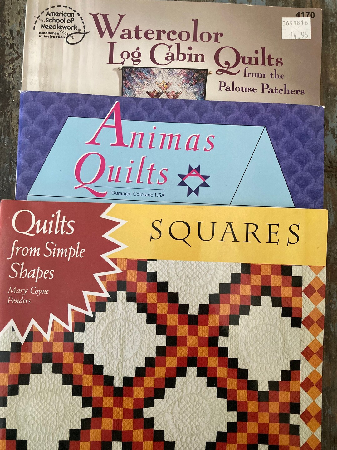Quilting Books. Watercolor Log Cabin Quilts (palouse Patchers). Animas Quilts (patchwork Place ...