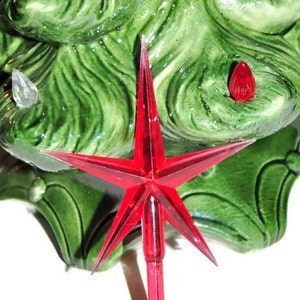 Large Ceramic Christmas Tree Stars. Replacement Star. Aqua-blue-clear ...