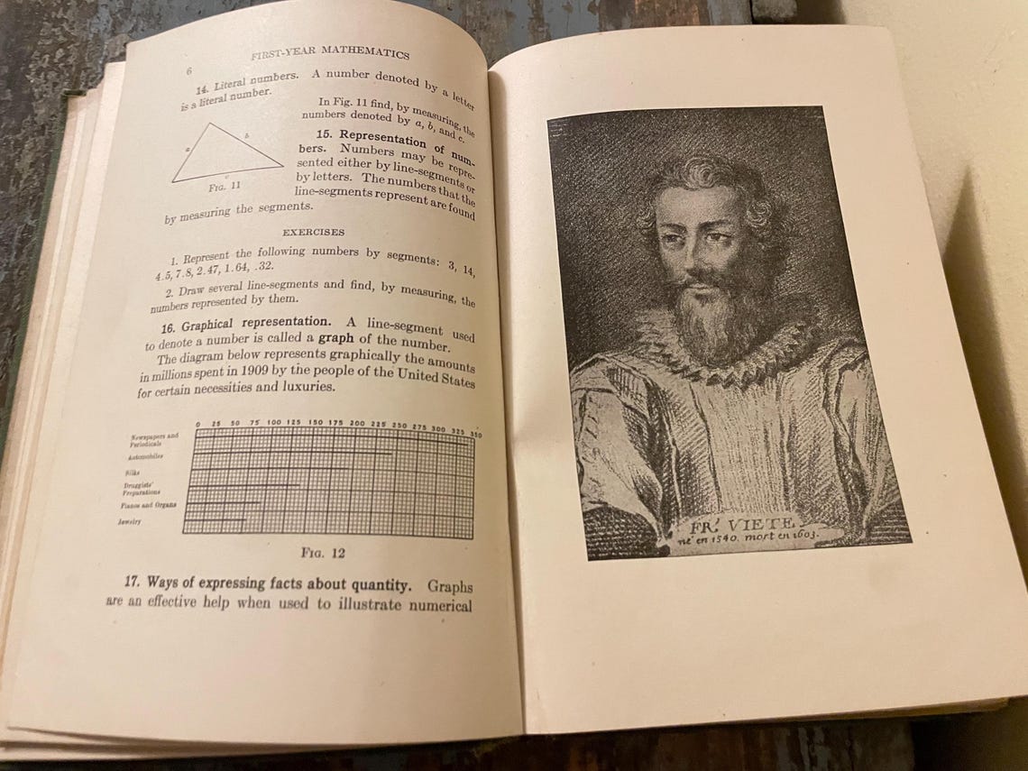 First Year Mathematics for Secondary Schools. Ernst R. Breslich. 1922 ...