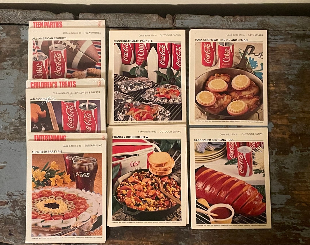 Coca Cola Recipe Cards. Coke Adds Life. 1978. Coke Recipe Cards. Old ...