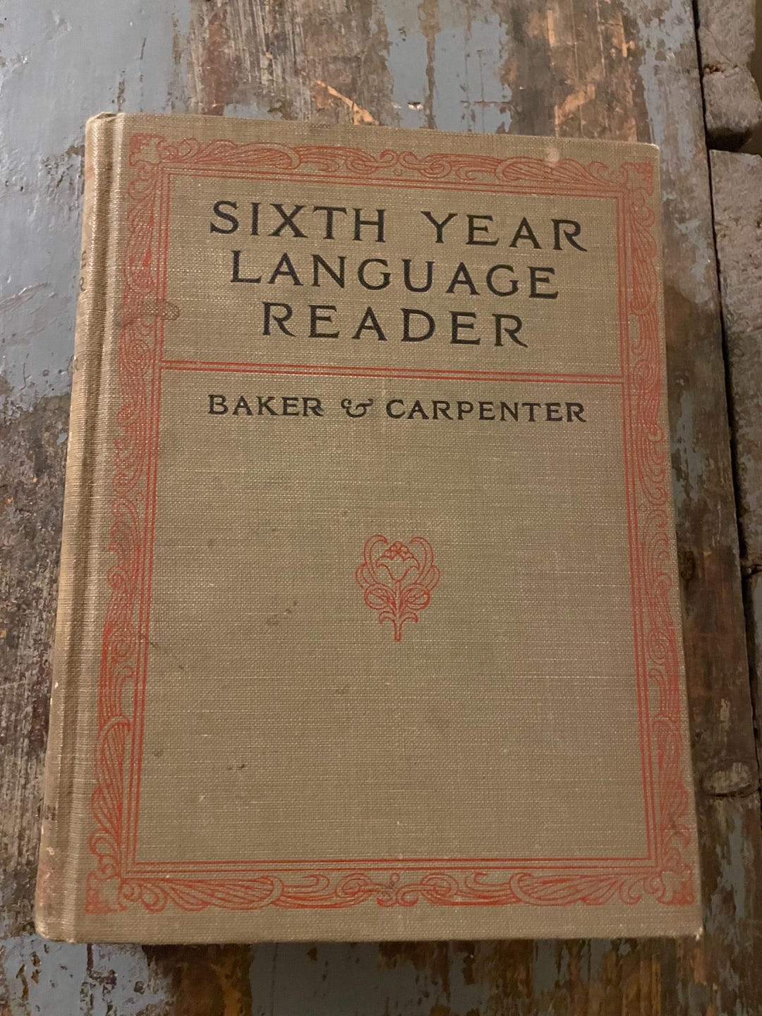 Antique Elementary Schoolbook. Sixth Year Language Reader. 1906. Old ...