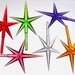 Large Ceramic Christmas Tree Stars. Replacement Star. Aqua-blue-clear ...