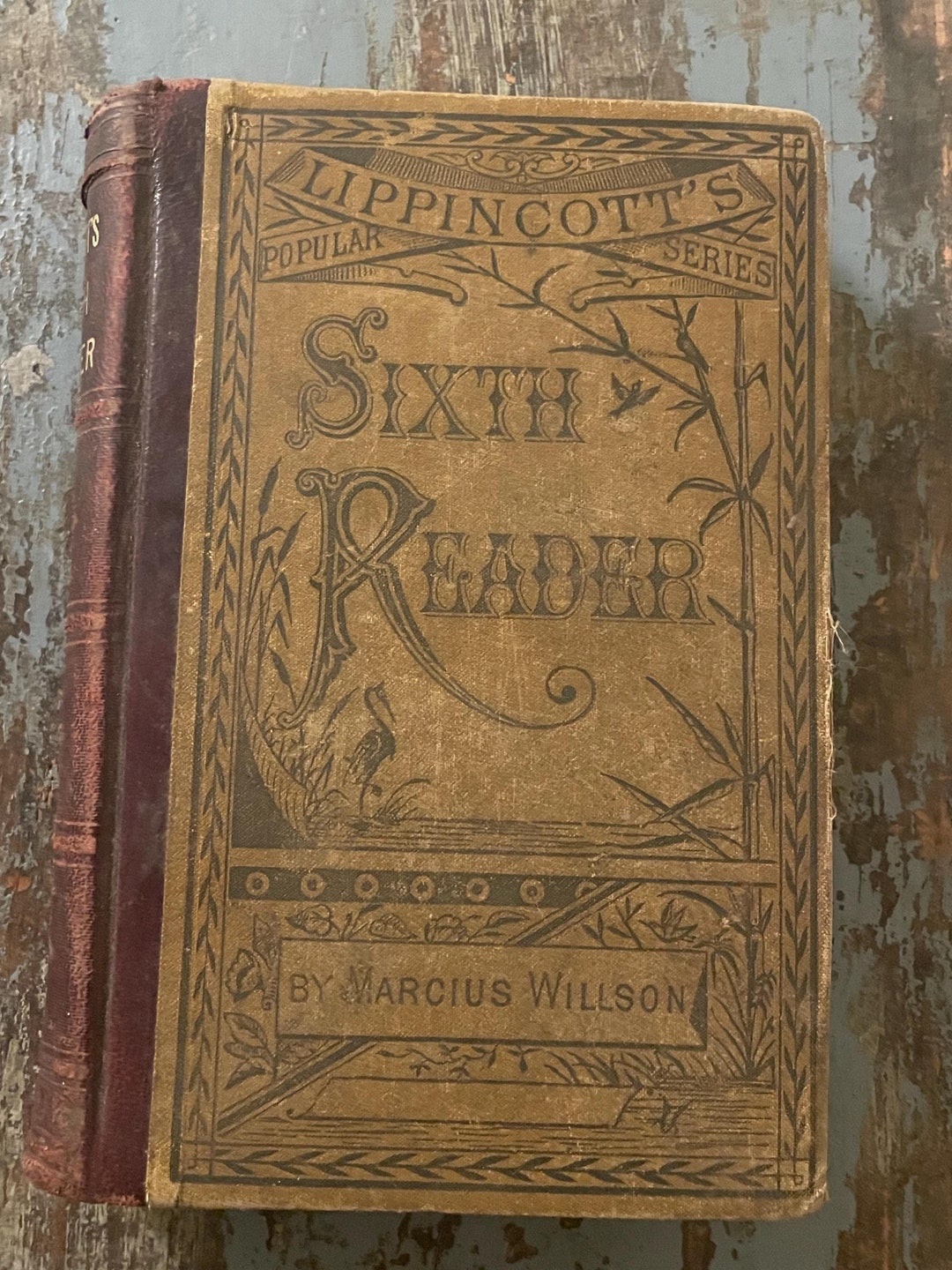 Sixth Reader. Lippincott's Popular Series. 1884. Old Elementary ...