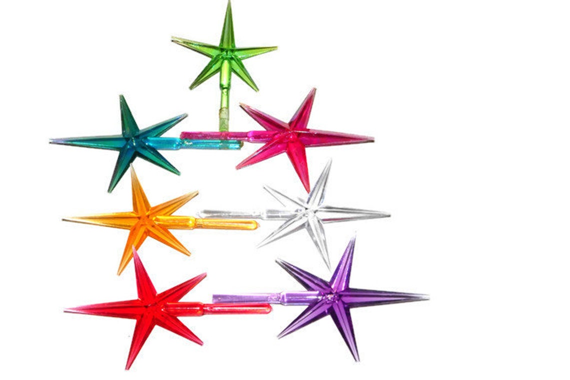 Large Ceramic Christmas Tree Stars. Replacement Star. Aqua - Etsy