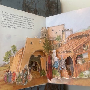 The Story of the Nativity. Pop up Book. Religious Christmas Book ...