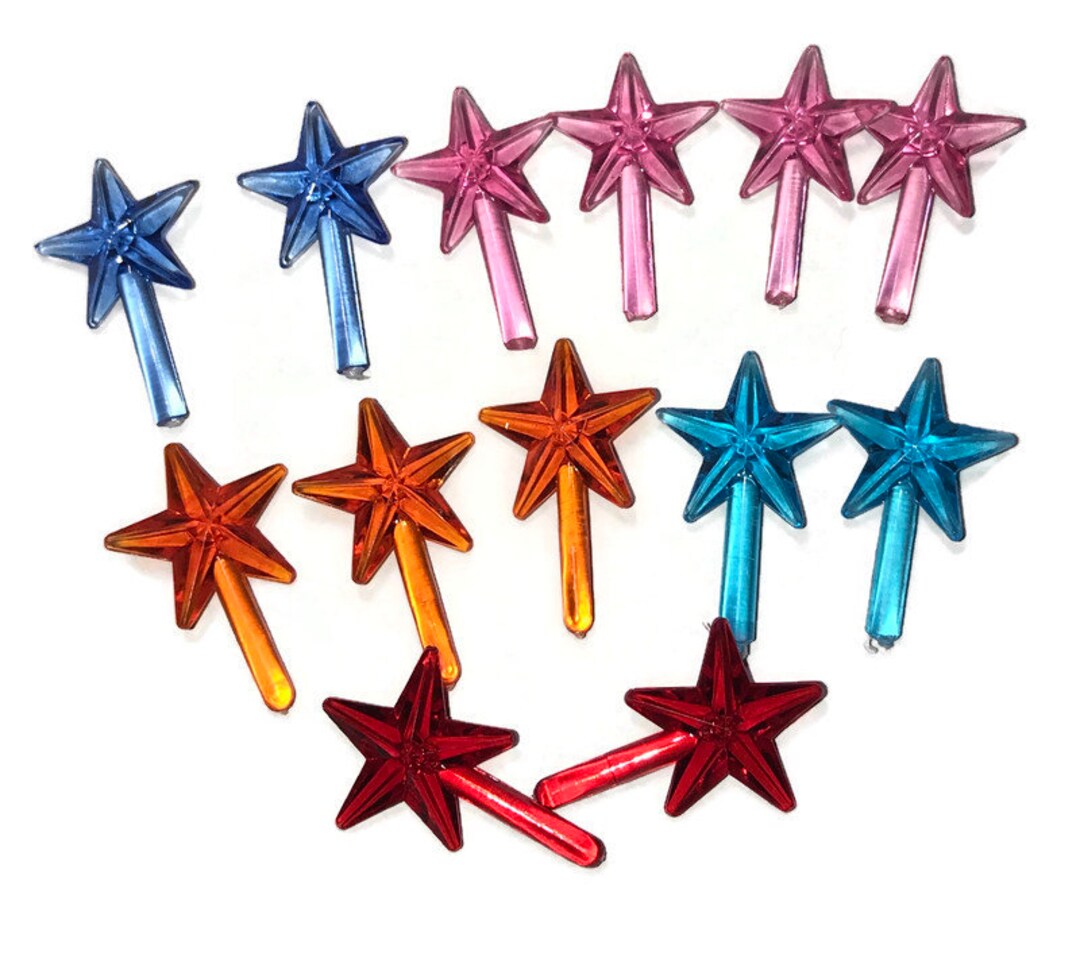 Small Ceramic Christmas Tree Stars Mini Chunky Star. Now in PURPLE ...
