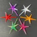 Large Ceramic Christmas Tree Stars. Replacement Star. Aqua-blue-clear ...
