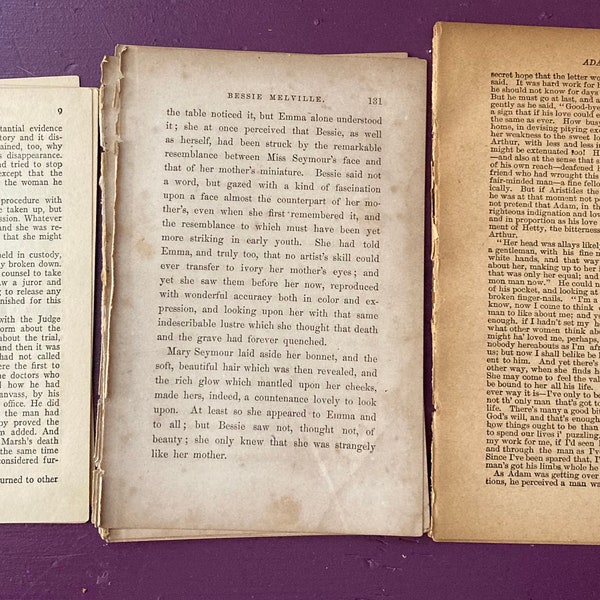 Vintage Book Paper - Etsy