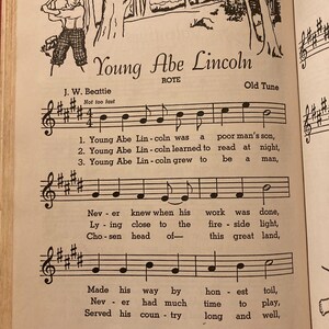 The American Singer. 1960. Children's Songbook. Vintage Children's ...