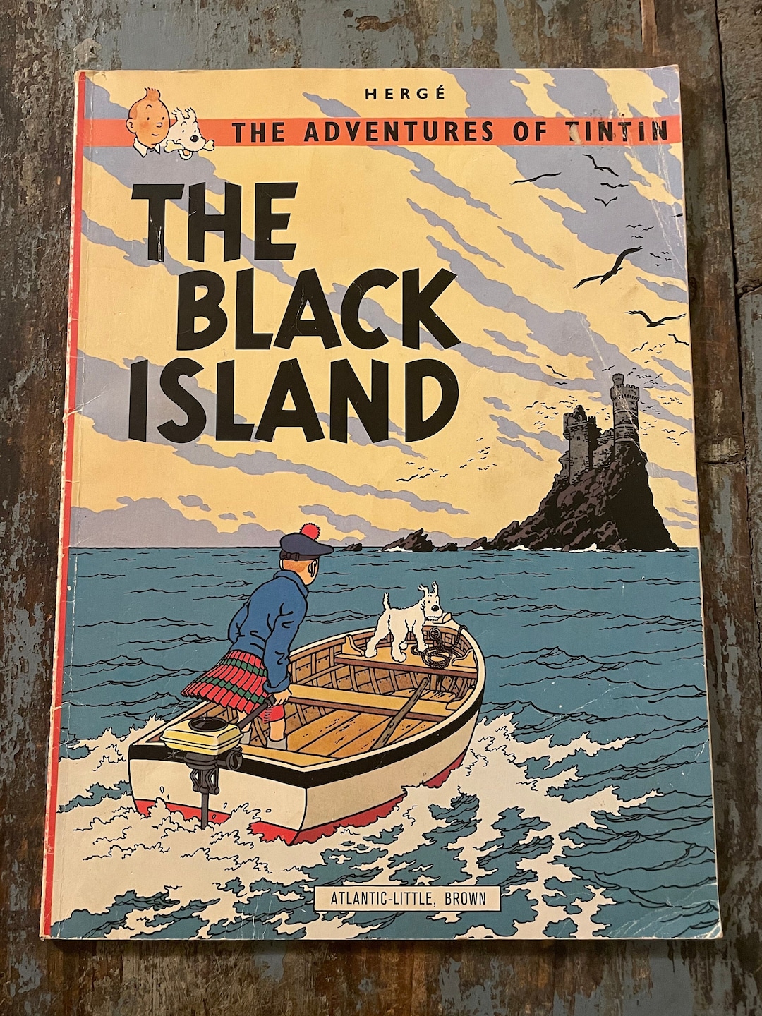 The Adventures of Tintin. the Black Island. Herge. 1975. Tintin Book ...