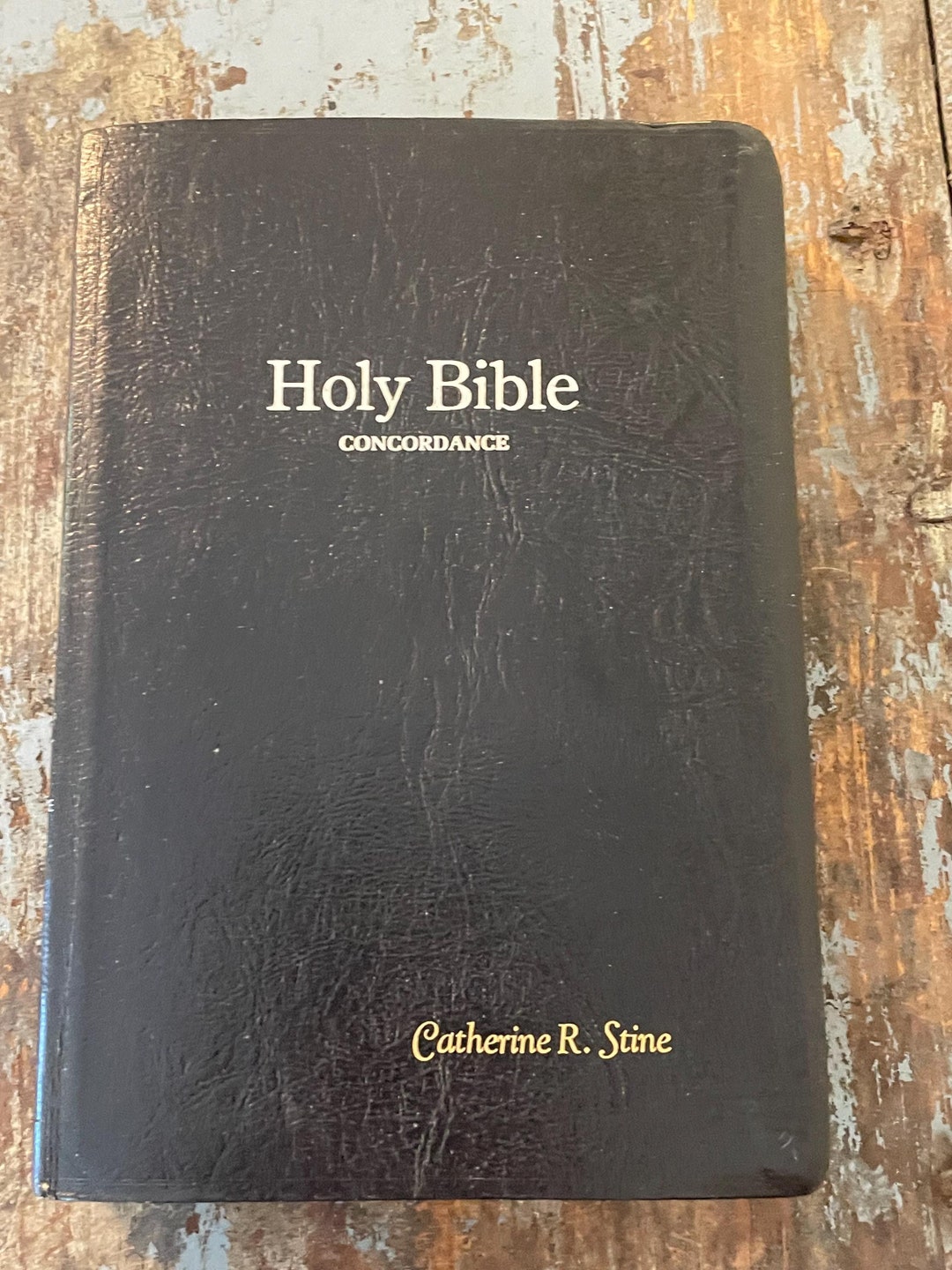 Vintage King James Bible With Concordance. King James Version. 1980s ...