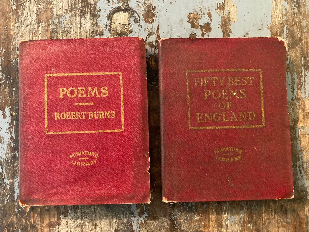 Poems by Robert Burns. Fifty Best Poems of England. Little Leather ...