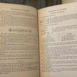 Antique Math Book. Sadler's Counting House Arithmetic-business ...