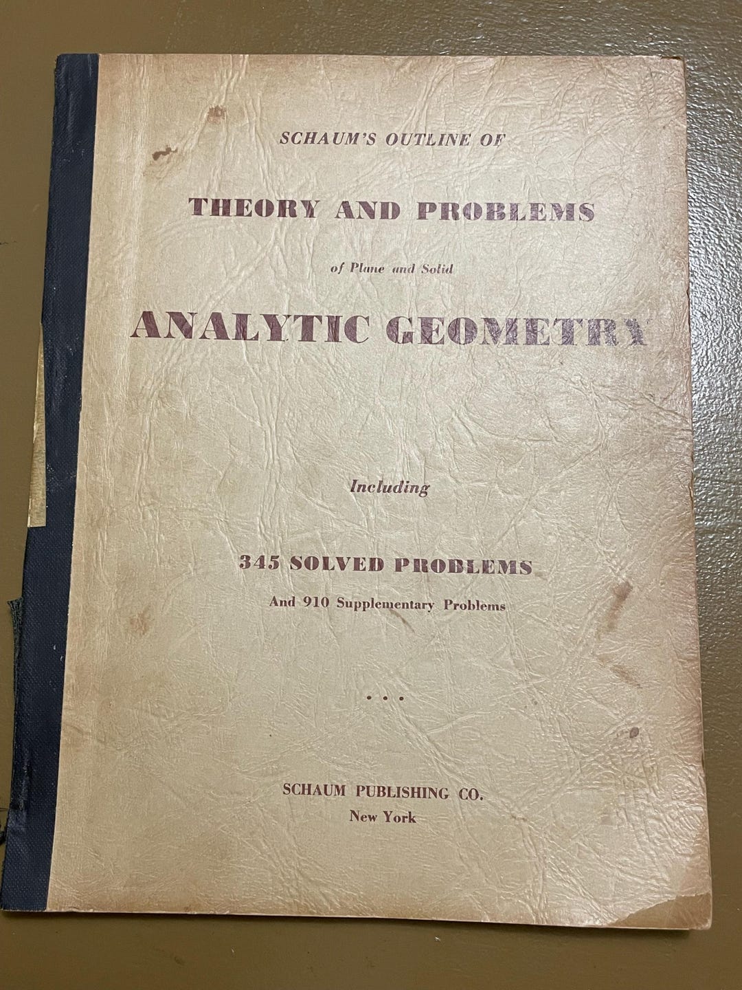 Schaum's Outline of Theory and Problems of Plane & Solid Analytic ...