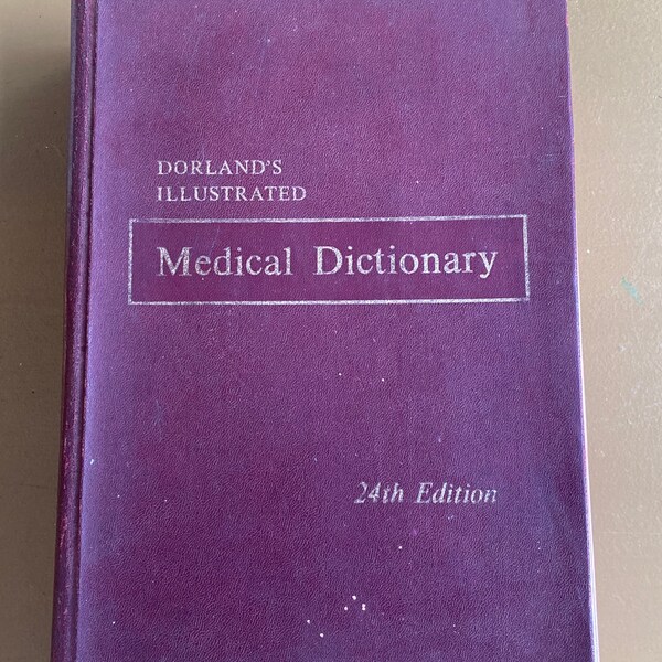 Medical Dictionary - Etsy