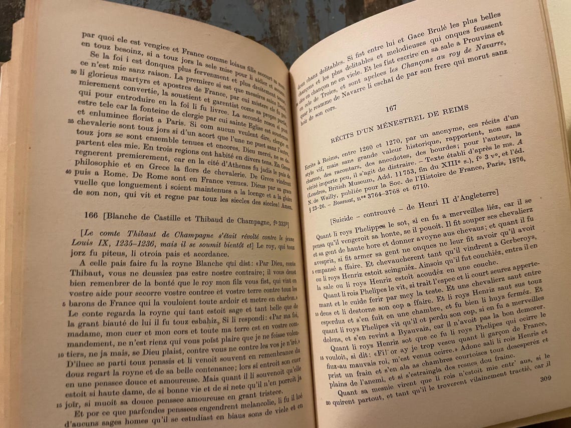 Ancient French Literature. Chrestomathie De La Litterature En Ancien ...