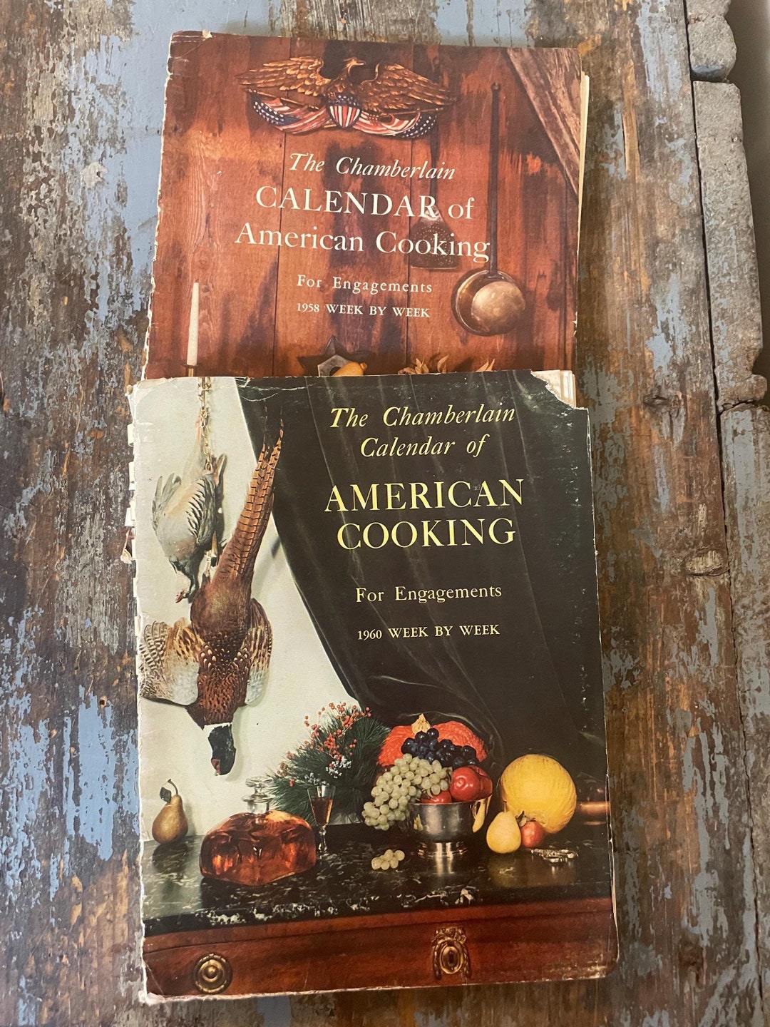 Chamberlain Calendar of American Cooking for Engagements. 1960 Week by ...