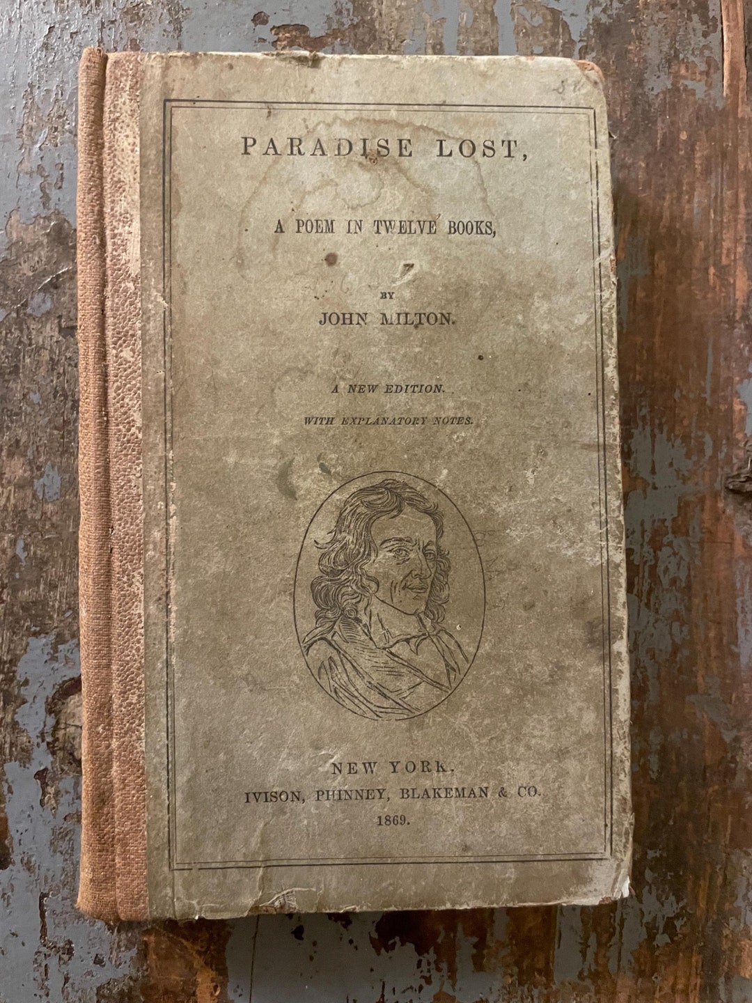 Paradise Lost. A Poem in Twelve Books. John Milton. 1869. Poetry Book ...