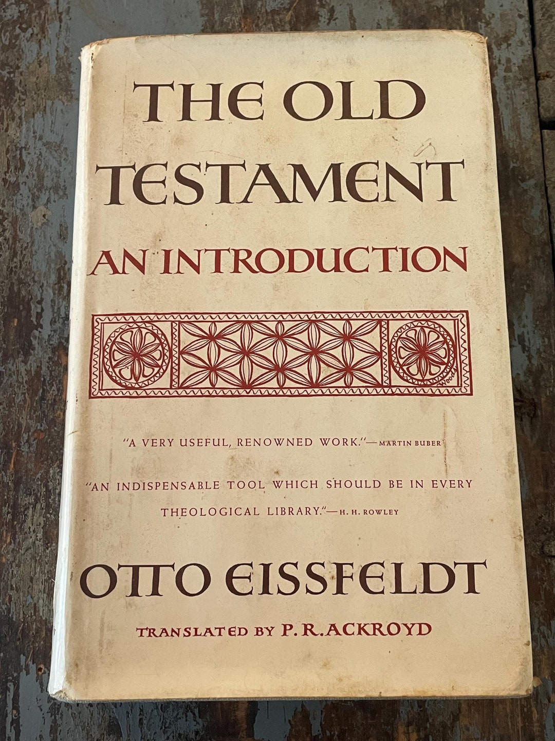 The Old Testament: an Introduction. Otto Eissfeldt. 1965. Theology ...