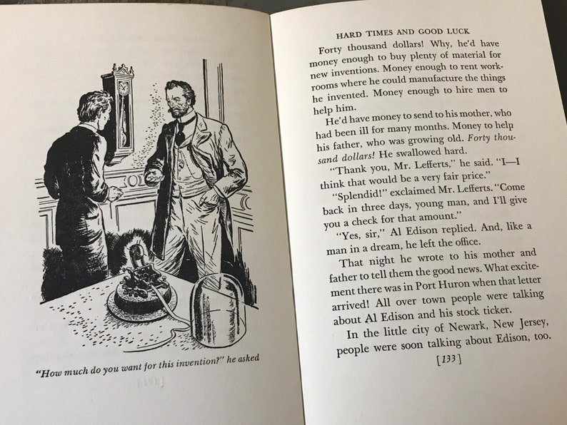 The Story of Thomas Alva Edison. Signature Books. 1952. Thomas - Etsy