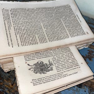 30 Science-themed Book Pages. Antique Science Pages. Vintage Book Paper ...