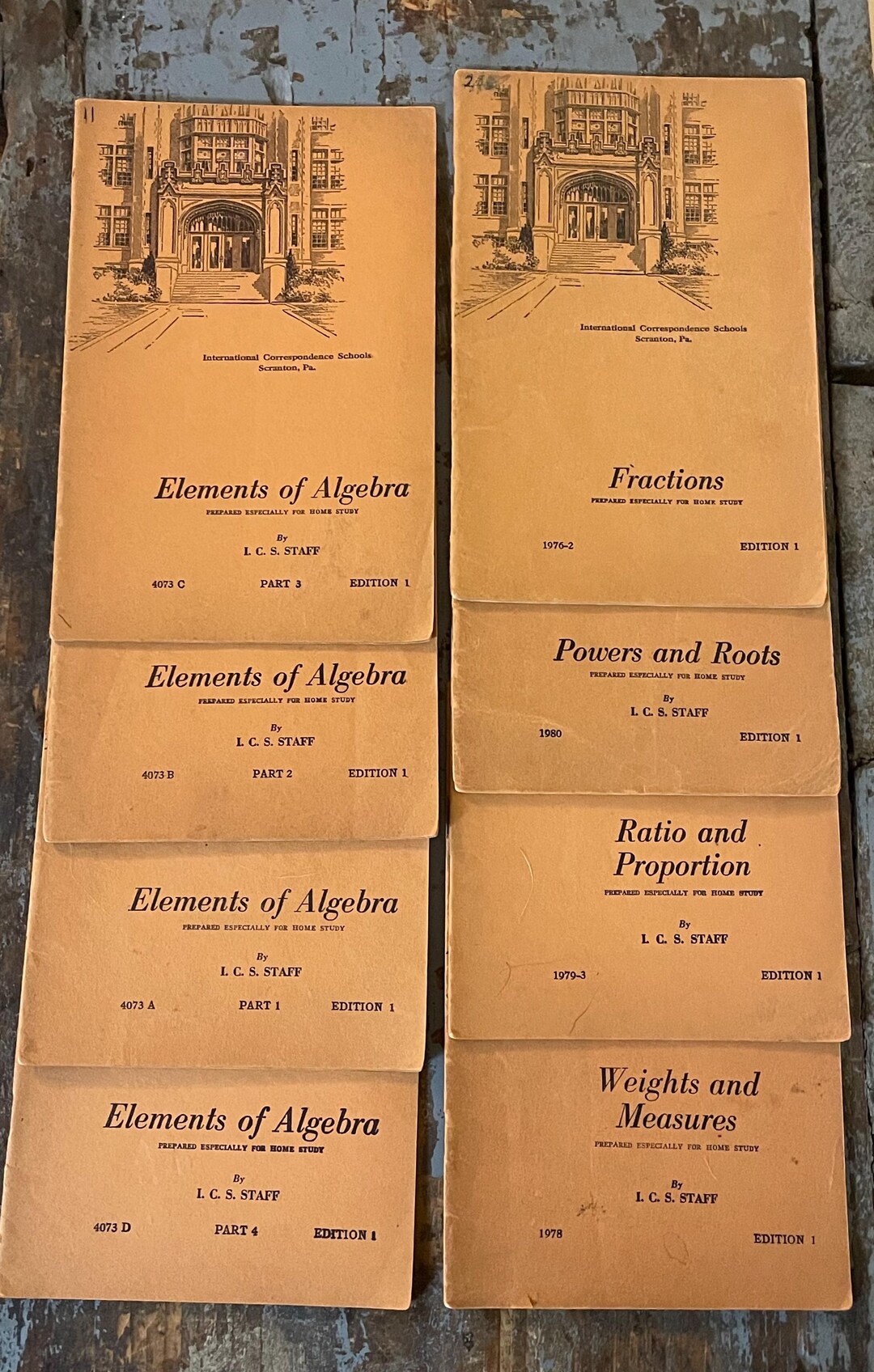 Antique Mathematics Series. International Correspondence School. 1937 ...