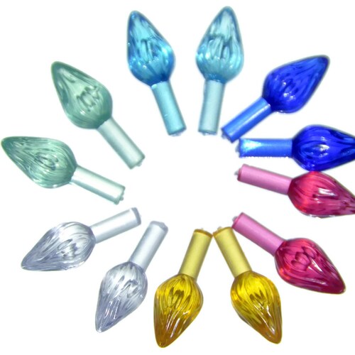 Small Ceramic Tree Star Topper. Aqua Blue Clear Green - Etsy