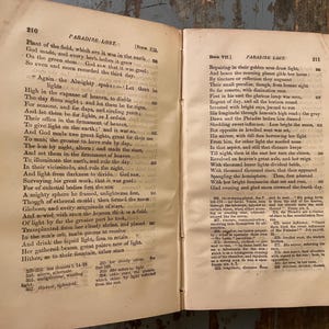 Paradise Lost. A Poem in Twelve Books. John Milton. 1869. Poetry Book ...