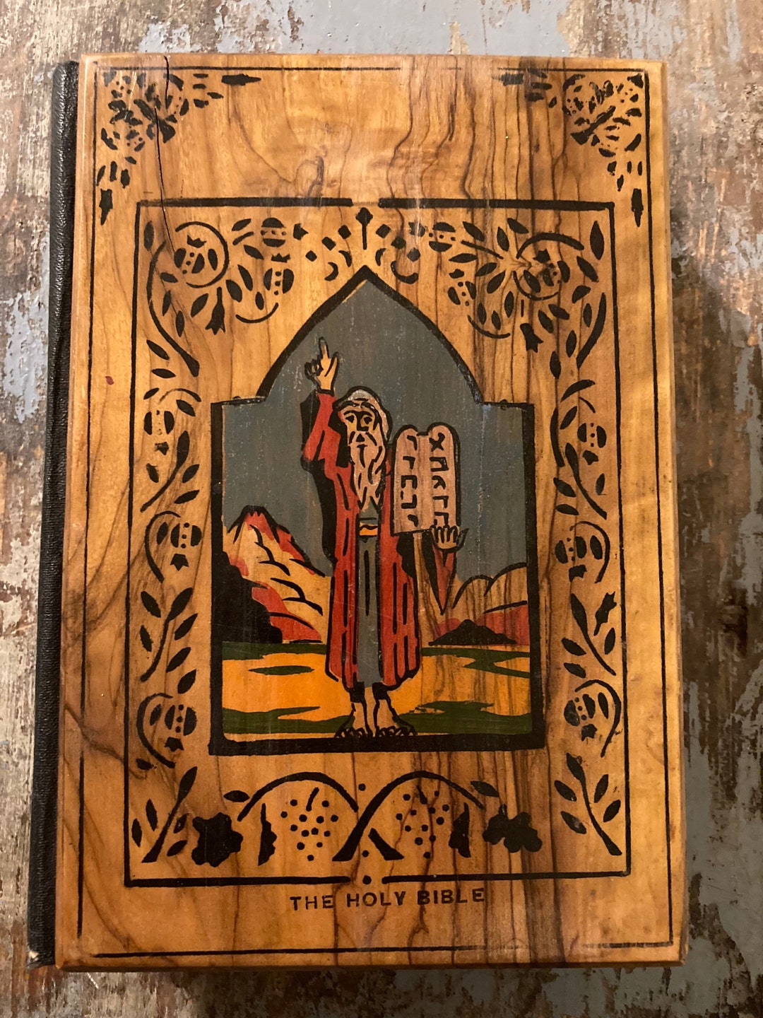 Antique Jewish Bible. the Holy Scriptures According to the Masoretic ...