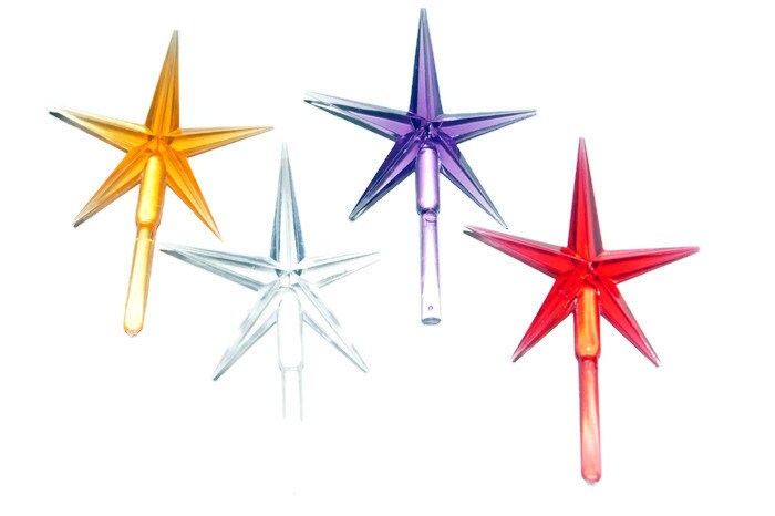 Large Ceramic Christmas Tree Stars. Replacement Star. Aqua - Etsy