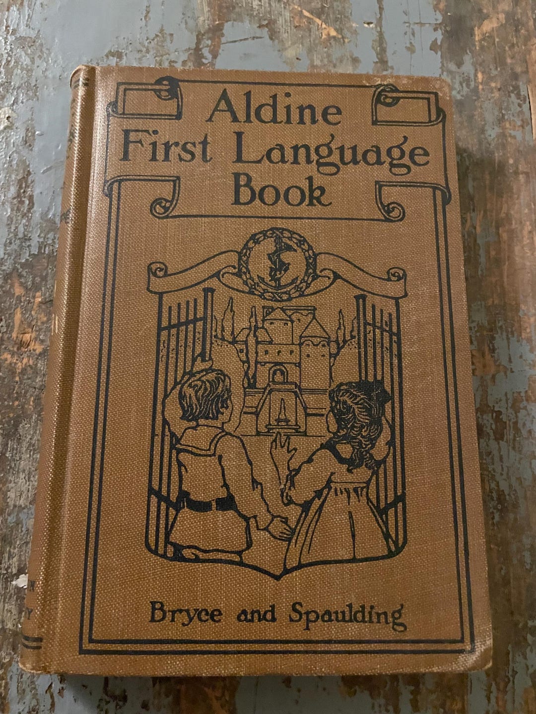 Antique Reading Book. Aldine First Language Book for Grades 3 & 4. 1913 ...