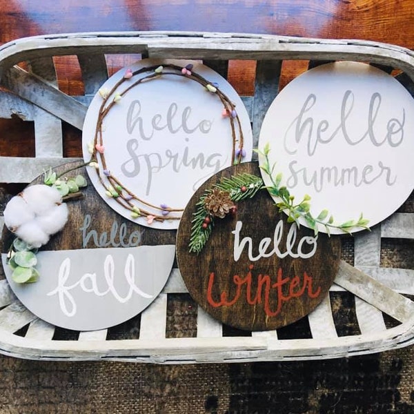 Mini Circle Sign - Etsy