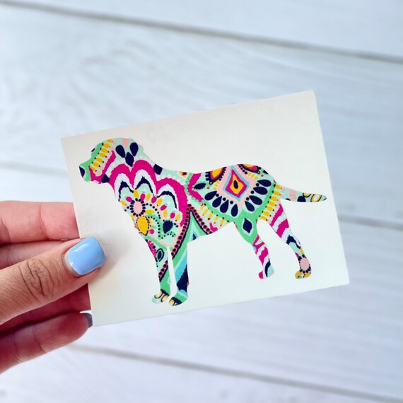 Lab Vinyl Decal Labrador Retriever Decal | Etsy