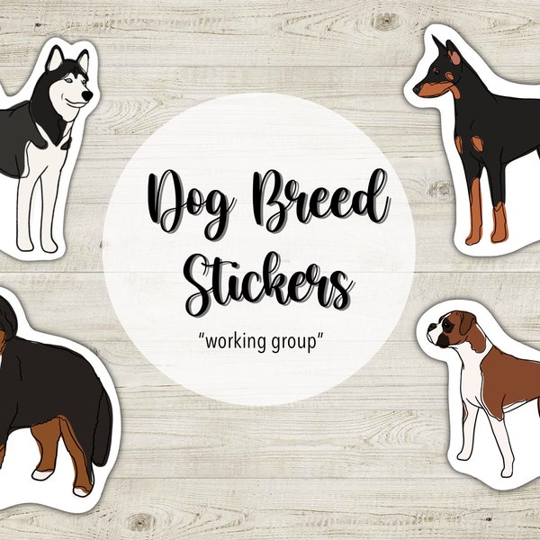 Dog Breed Decal - Etsy