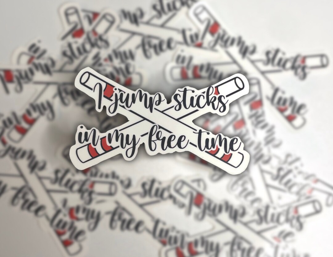 Funny Equestrian Classic Sticker I Jump Sticks - Etsy