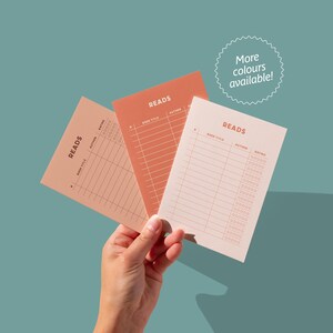 Printable Reading Logs in Cream, Reading Tracker, Books to Read, Books ...