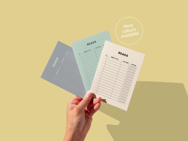 Printable Reading Logs in Cream, Reading Tracker, Books to Read, Books ...