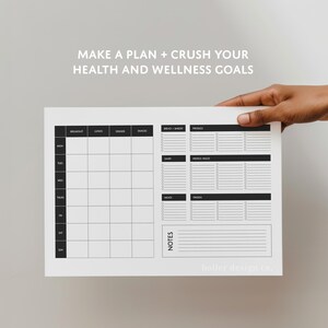 Printable Weekly Meal Planner: 7-day Menu, Grocery List (PDF Download ...
