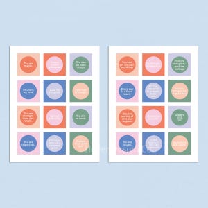 Lunchbox Love Notes, Positive Affirmations for Kids, Printable Notes ...