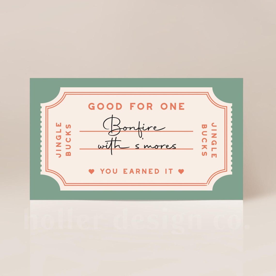 Printable Jingle Bucks: Kids' Holiday Reward Coupons (digital Download ...