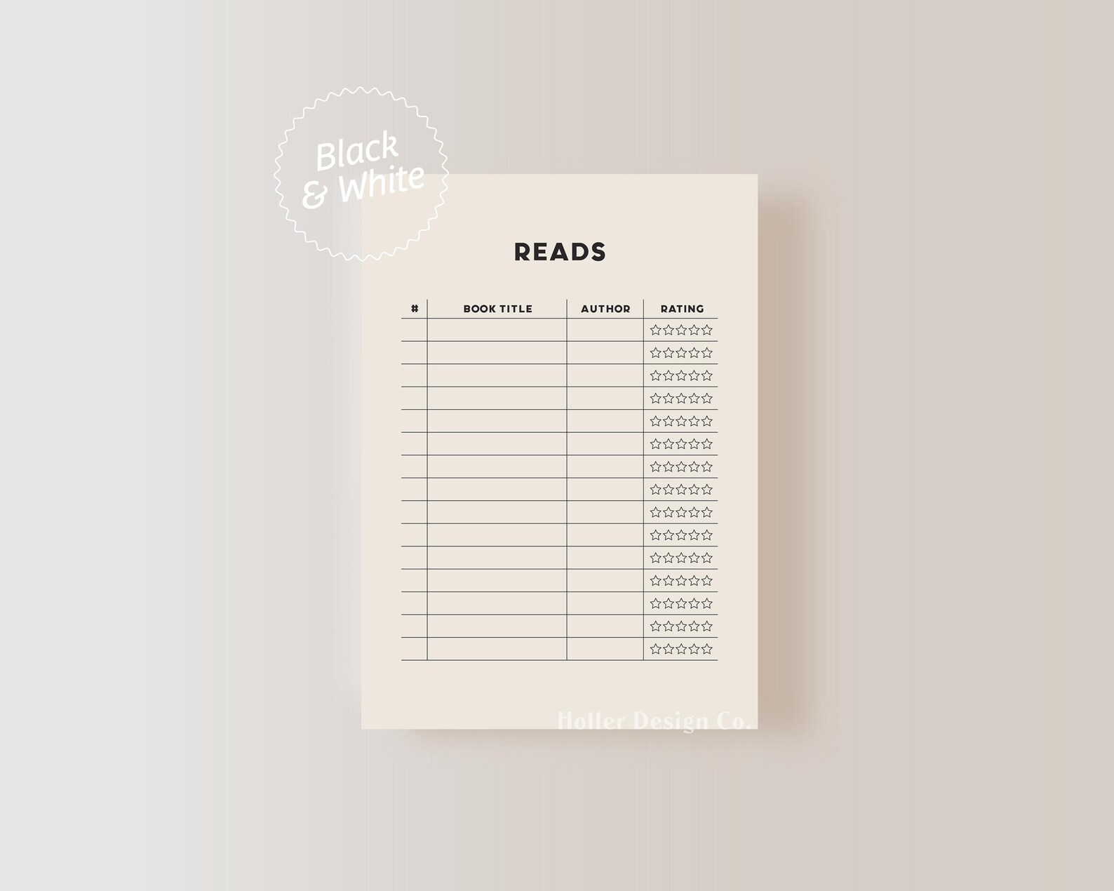 Printable Reading Logs in Cream, Reading Tracker, Books to Read, Books ...