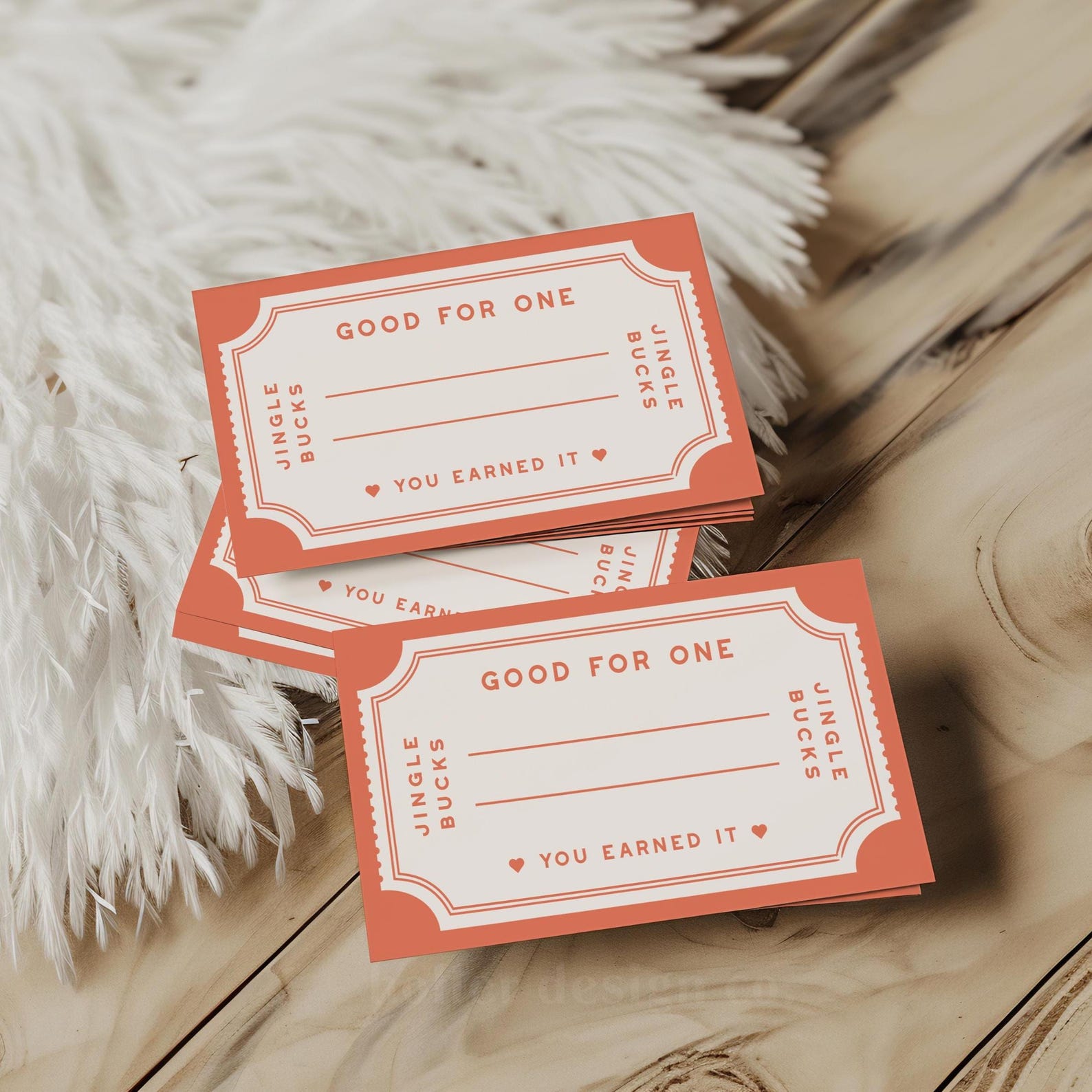 Printable Jingle Bucks: Kids' Holiday Reward Coupons (digital Download ...