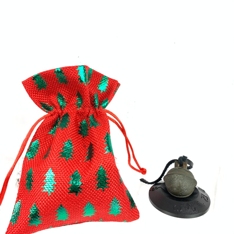 Authentic Brass Sleigh Bell on Leather Strap, Christmas Bell - Etsy