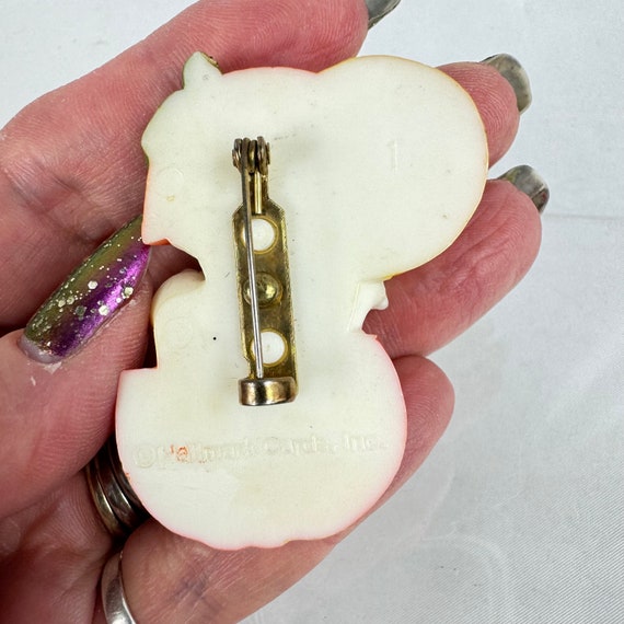 Vintage Hallmark Halloween Brooch: Pumpkin Ghost 'Boo… - Gem