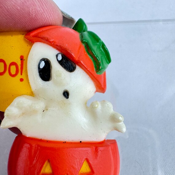 Vintage Hallmark Halloween Brooch: Pumpkin Ghost 'Boo… - Gem