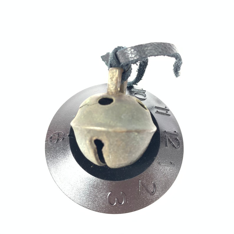 Authentic Brass Sleigh Bell on Leather Strap, Christmas Bell - Etsy