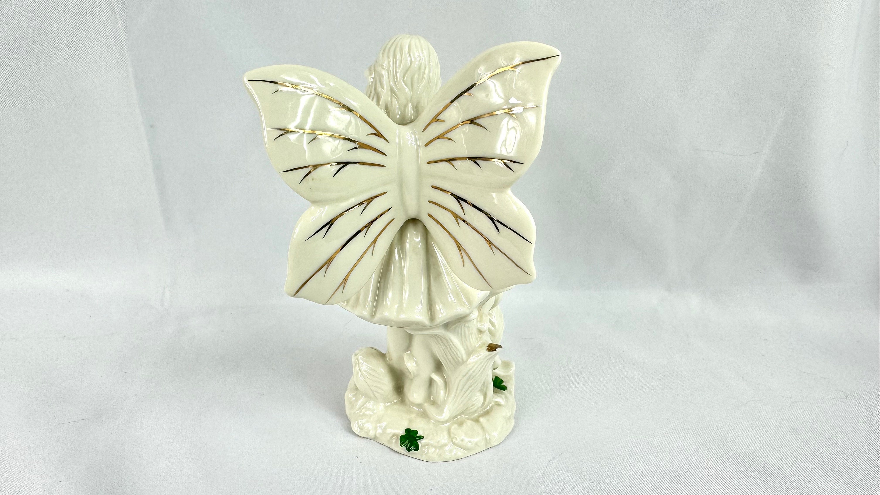 Distinctively Lefton Fairy Angel With Shamrocks, St. Patrick's Day ...