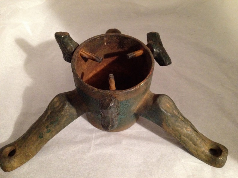 Antique Log Motif Cast Iron Christmas Tree Stand - Etsy